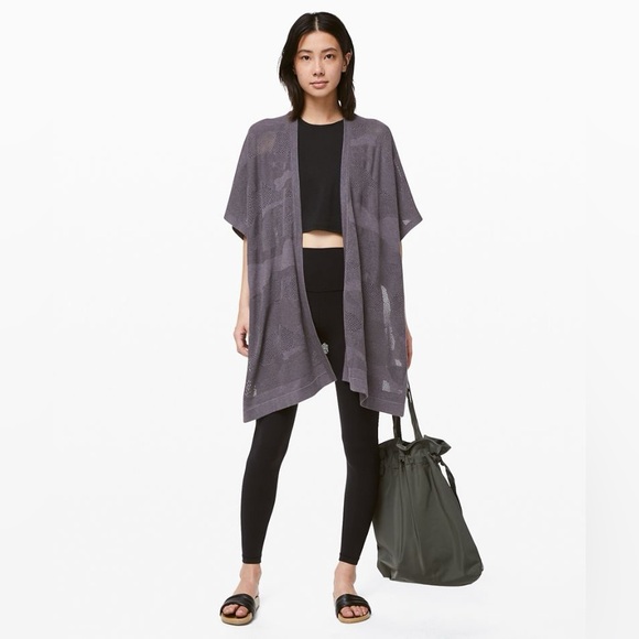 lululemon athletica | Sweaters | Lululemon Find Your Light Wrap In ...